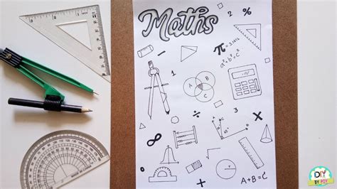 แบบตกแต่งใบงานคณิตศาสตร์ Mathematics [ Designs On Paper] Youtube