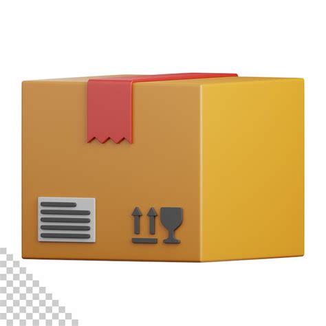 Premium Psd 3d Rendering Package Isolated Useful For Ecommerce