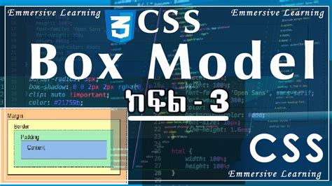 Css Course Part 3 Css Box Model Web Development በ አማርኛ Css Webdev Styling