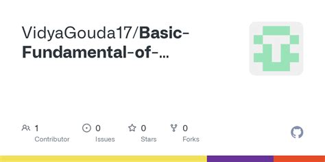 Github Vidyagouda17basic Fundamental Of Javascript