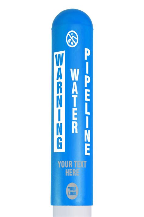 Blue Water Utility Markers And Signs In Stock Ships Fast