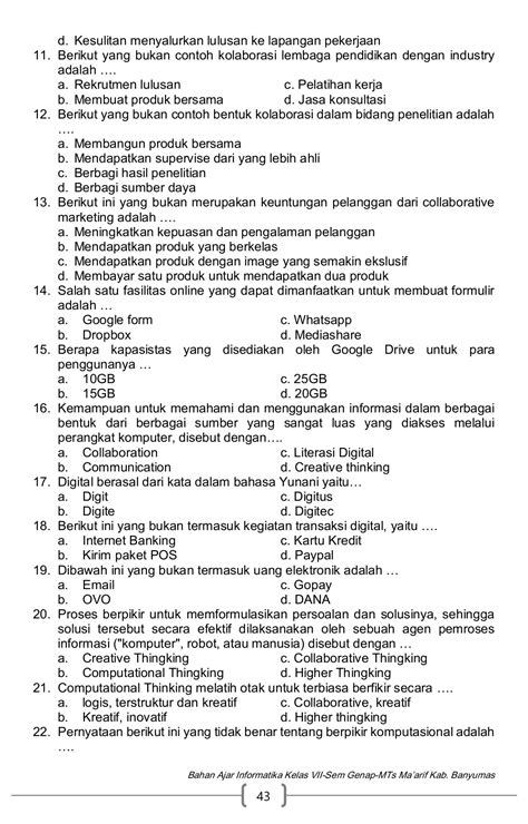 Bahan Ajar Informatika Kelas 7 Semester 2 Ok Imam Sofyan Page 47 Flip Pdf Online Pubhtml5