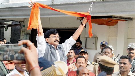 Patra Chawl Land Scam Sanjay Raut Dubs Ed Raids As ‘conspiracy Says