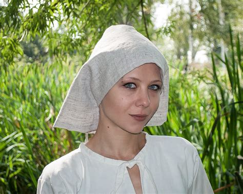 Medieval Coif Viking Coif Norse Coif Medieval Cap Headdress Etsy