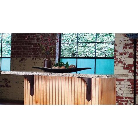 Federal Brace 31036 Arrowwood Countertop Support 12 X 12 Brushed Stainless