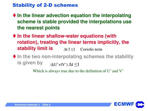 PPT Numerical Methods III Advection The Semi Lagrangian Technique PowerPoint Presentation