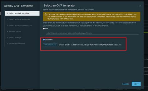 Tanzu Kubernetes Grid Deployment Tkg Deployment On Vsphere