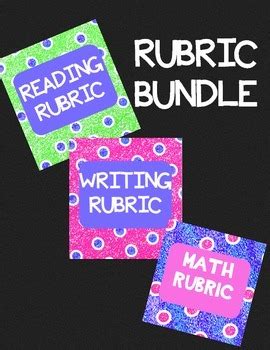 Rubric Bundle By TN Teacher TPT