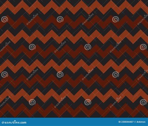Zigzag Pattern Seamless Zig Zag Background Color Stock Vector Illustration Of Brown Lines