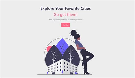 Github Monicalaura City At A Glance Web Application Developed In