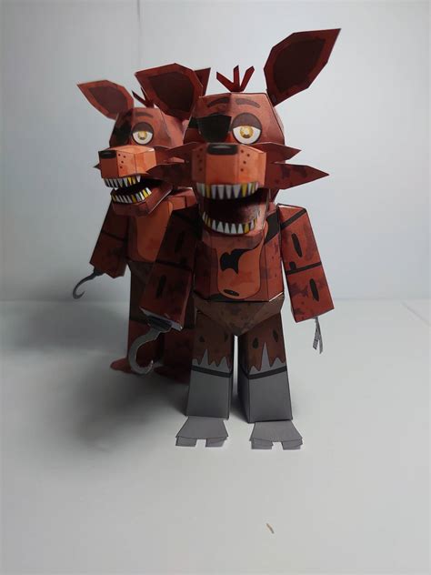 Five Nights At Freddys Fixed Foxy And Foxy By Bromomento4657 On Deviantart