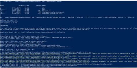 C How To Deploy A Console Application In A Single File Zone Of