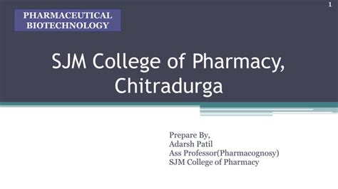 Applications Of Rdna Technology In Medicines Pptx Biotech And Biomedical Industry Industries