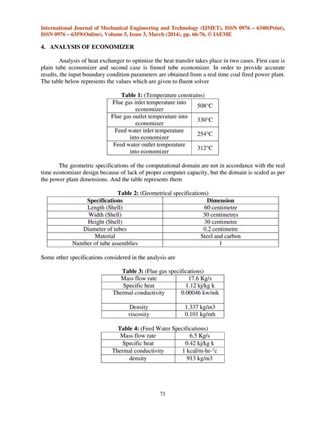 Cfd Analysis Of Economizer To Optimize Heat Transfer Pdf