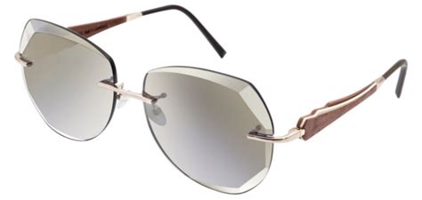 Original Sunglasses Designer Gold And Wood