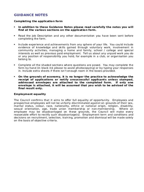 the application guidance notes completing doc template pdffiller