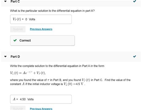 Solved Review Constants Part A For The Circuit Shown In Chegg