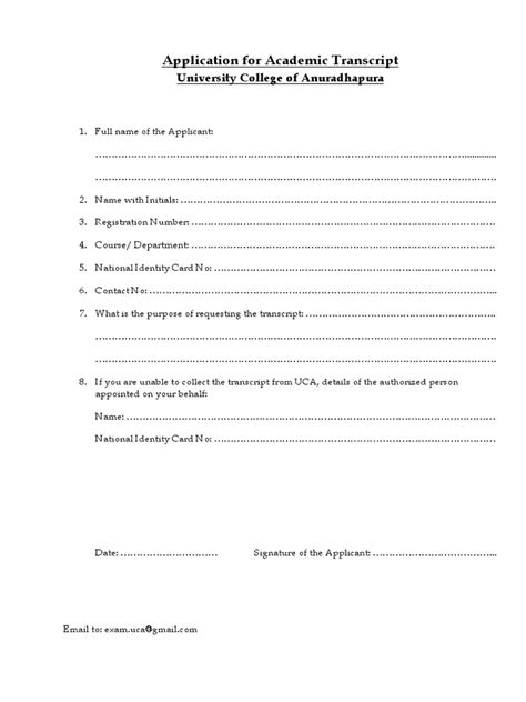 Transcript Requestuca Pdf