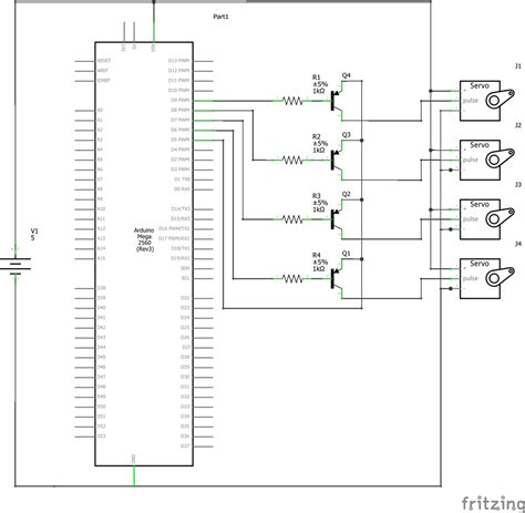 Servo Motors Through Transistors Jittering General Electronics Arduino Forum