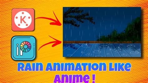 Rain Animation Like Anime 🌧️ 2d Animation Make Mobile Rgbucketlist