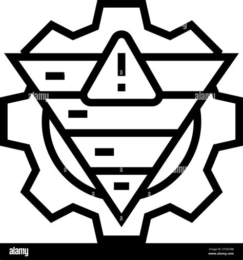 Controls Risk Line Icon Vector Illustration Stock Vector Image And Art Alamy