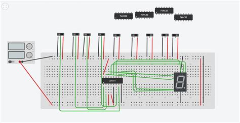 7 Segment Display Decoder Circuit Diagram