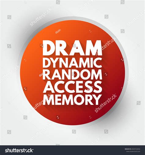 Dram Dynamic Random Access Memory Type Stock Vector Royalty Free