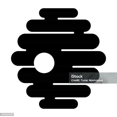 천연 벌집 단단한 아이콘 꿀 개념 꿀벌 또는 말벌의 둥지 기호 글리프 스타일의 모바일 개념 웹 디자인의 꿀벌 집 하이브 아이콘 벡터 그래픽 호박벌집에 대한 스톡 벡터 아트