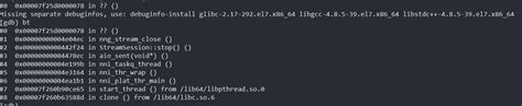 coredump on nng stream mode · issue 1506 · nanomsg nng · github