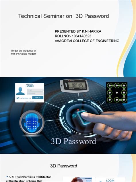 3d Password Pdf Password Authentication