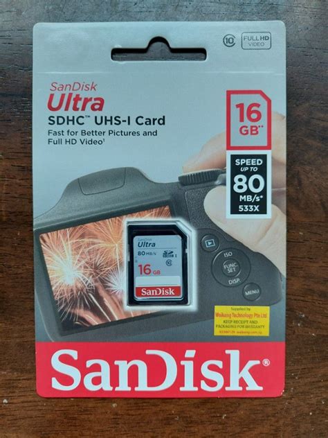 Sandisk Ultra Gb Memory Card Mobile Phones Gadgets Mobile Gadget Accessories Memory