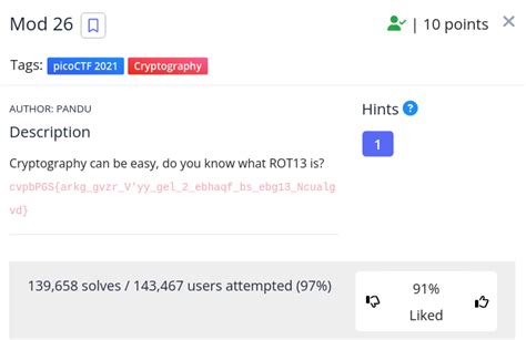 Picoctf Gym — Mod 26 Writeups Cj007 Medium