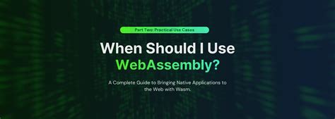 When Should I Use Webassembly Drs Software