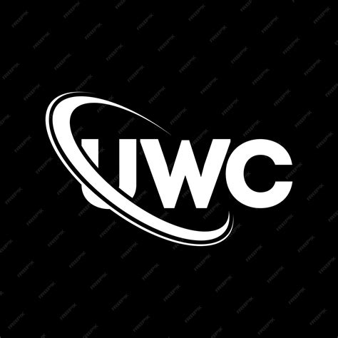 Premium Vector Uwc Logo Uwc Letter Uwc Letter Logo Design Initials Uwc Logo Linked With Circle