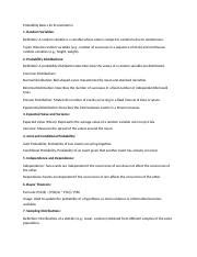 Probability Basics Random Variables Distributions And Course Hero