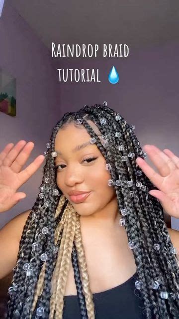 Braidstribe On Instagram Raindrop Braids Using Beads For The