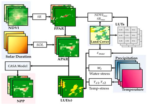 The Flowchart Of The Npp Calculation Program In The Casa Model Download Scientific Diagram