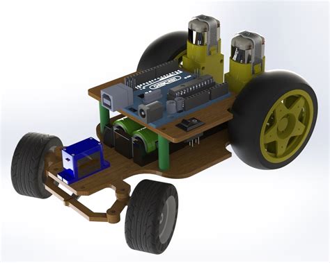 🚗 Carro Controlado Con Arduino・archivo Stl Para ・cults