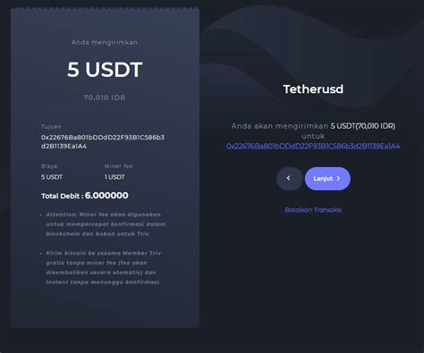 Tutorial Transaksi Dolar As Menggunakan Tether Usdt — Blockchain
