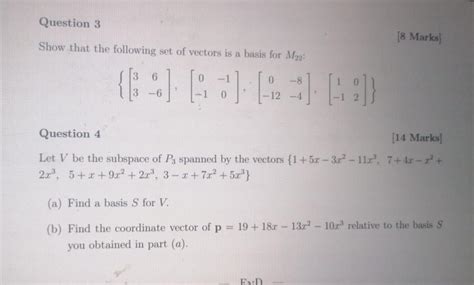 solved question 3 [8 marks show that the following set of
