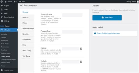 Query Builder Wc Product Query Type — Jetengine Crocoblock