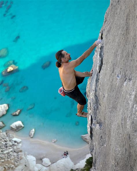 Alexander Huber Free Solos Aguglia Di Goloritzé In Sardinia