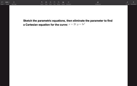 Solved Sketch The Parametric Equations Then Eliminate The Chegg