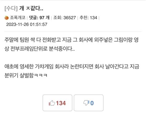 페미 논란 넥슨만 좆된게 아닐듯 유머 움짤 이슈 에펨코리아