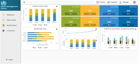 Report Management System On Behance
