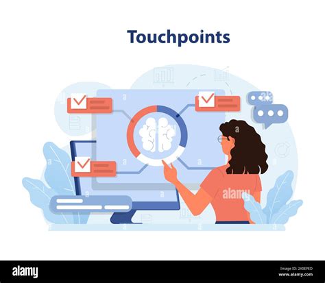 Focused Woman Pinpoints Critical Customer Touchpoints On A Digital