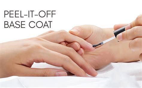 Senvenski Peel Off Gel Base Coat For Gel Nail Polish Clear Peelable