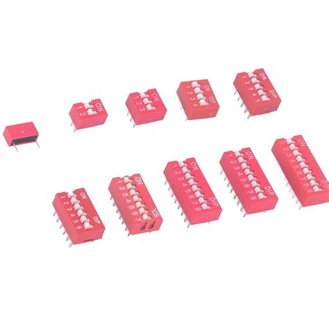 1 9p 254mm Pitch Dip Switch Kit 45pcs 123456789p Dip Switches