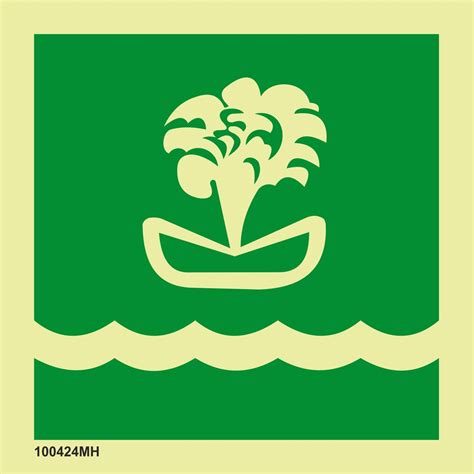 Floating Smoke Signal Evacuation And First Aid Imo Signs
