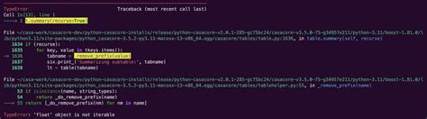 Table Summary Recurse True TypeError On MeasurementSets Issue 239